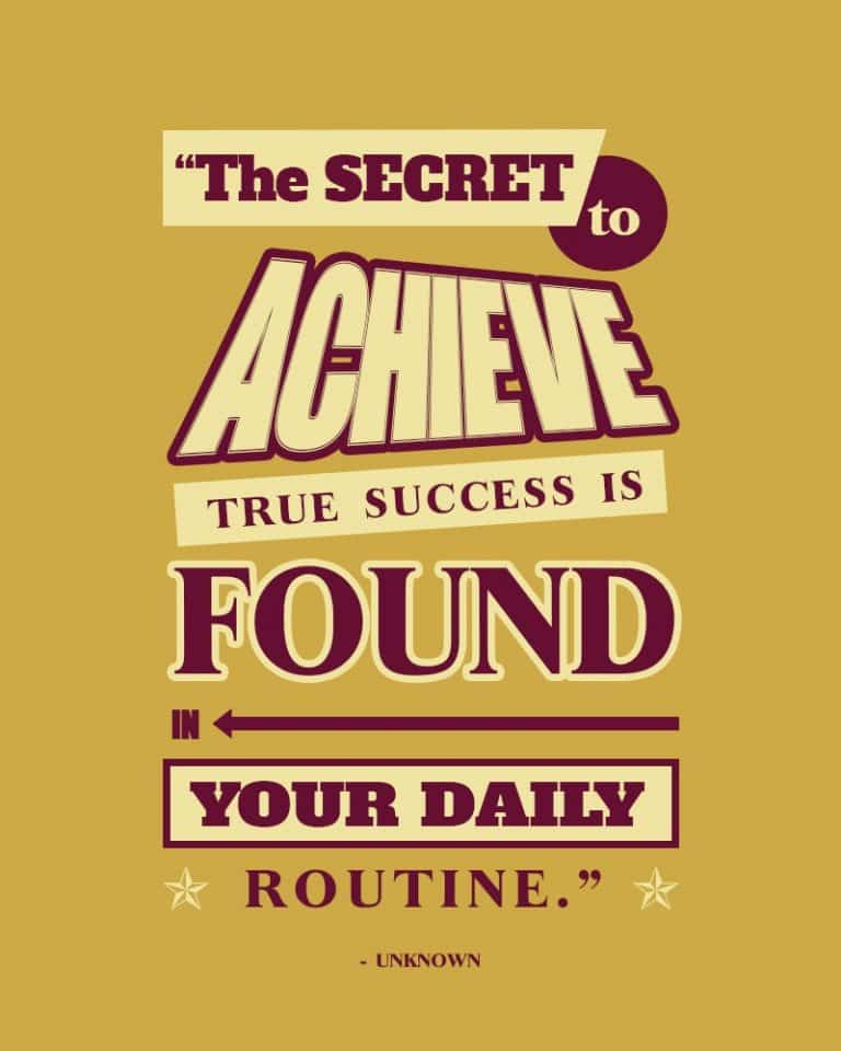 20 Quotes About How To Make Your Success Routine And Get Rid Of Bad ...