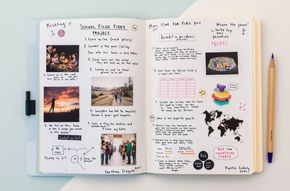 Creative Ideas To Decorate Your School File Project - Viral Rang