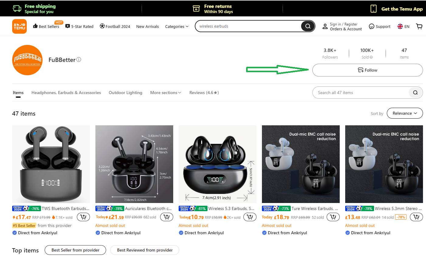 Temu: How To Follow A Shop Or Seller - Viral Rang
