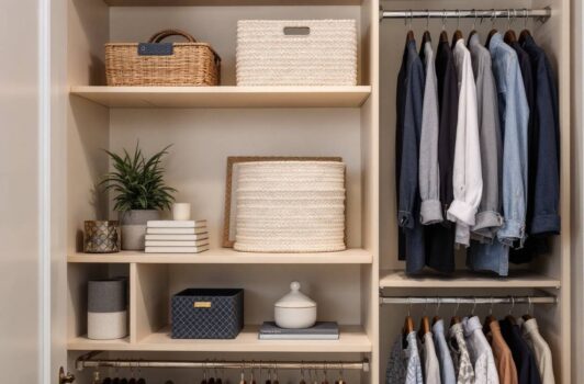 Declutter & Design: DIY Walk-In Closet Shelves For All - Viral Rang