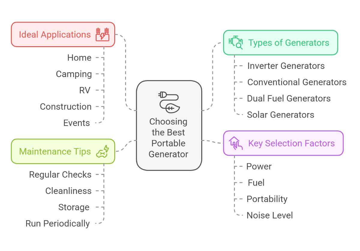 Charged And Ready: Top Picks For Best Portable Generators - Viral Rang