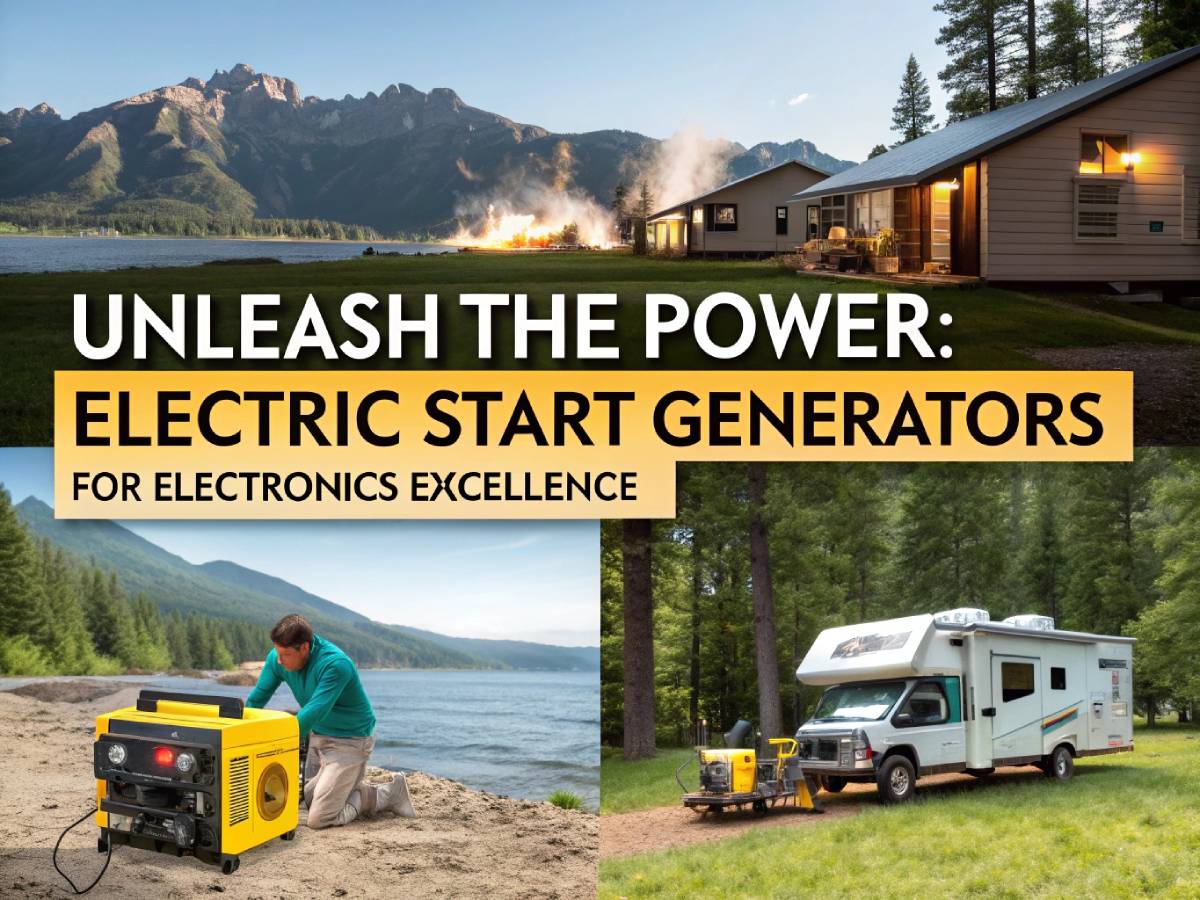 Unleash The Power: Electric Start Generators For Electronics Excellence ...